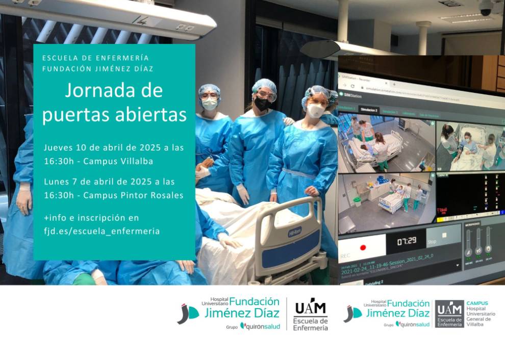 Jornada de puertas abiertas - Escuela Enfermería Fundación Jiménez Díaz- Campus Villalba ...